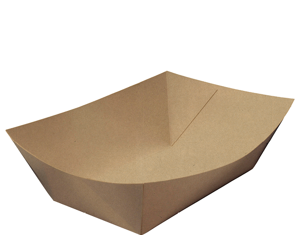 #5 Extra Large RediServe® Paper Tray | Brown Kraft - Castaway Food ...